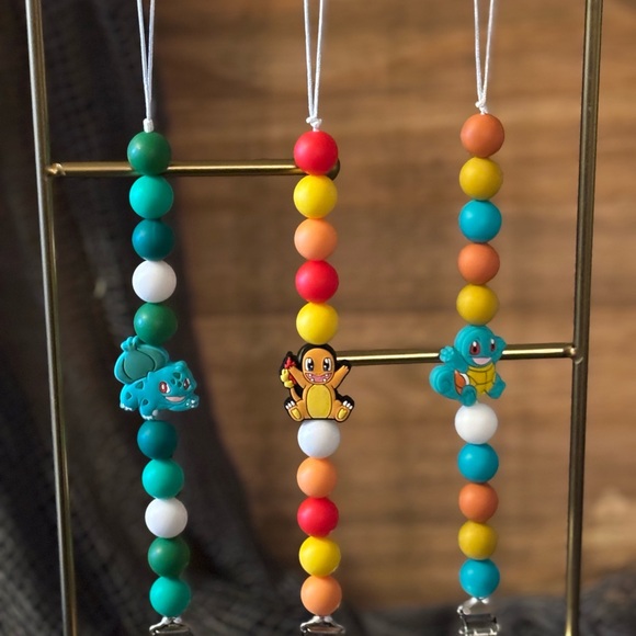 Pokemon | Other | Pokmon Pacifier Clips | Poshmark